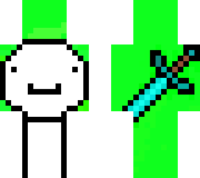 Dream with sword | Minecraft Skin