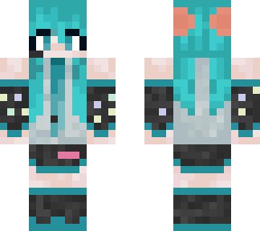 Hatsune Miku Minecraft Skins