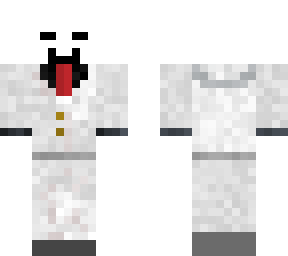 herobrine mask gloves | Minecraft Skins