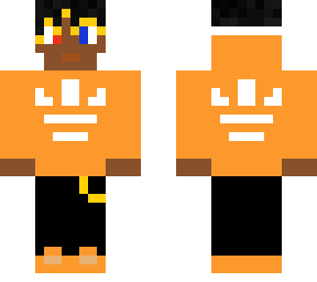 ORANGE ADIDAS TRACKSUIT | Minecraft Skin