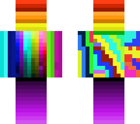 rainbow trigger | Minecraft Skin