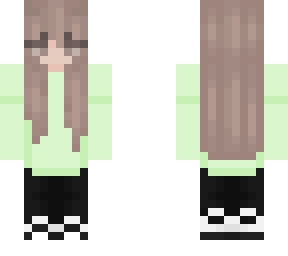 Rose The Girl Who Loves Green Color | Minecraft Skin