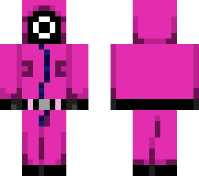 Squid game pink guard! | Minecraft Skin