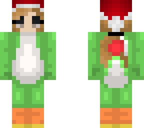 Yoshi girl Christmas | Minecraft Skin
