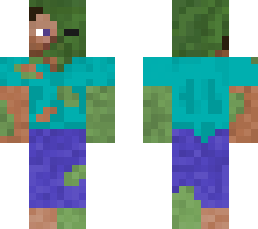 Minecraft Zombie Steve Skin