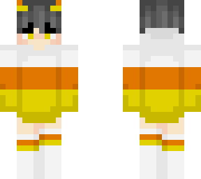 Candy Corn Femboy | Minecraft Skin