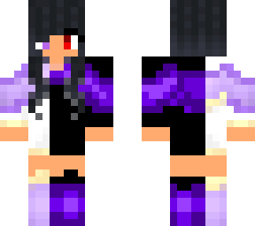 Goddess Irene Half Corrupted | Minecraft Skin