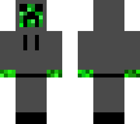 gray creeper | Minecraft Skin