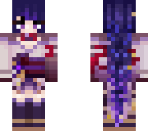 raiden shogun | Minecraft Skins