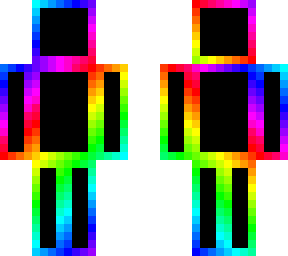 Rainbow block | Minecraft Skin