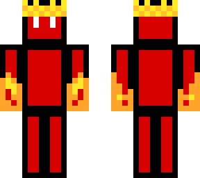 The Fire King | Minecraft Skin