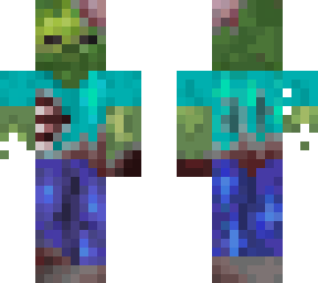 Zombie without half an arm | Minecraft Skin