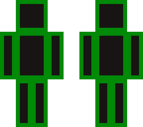 #008a07 Skin Outline | Minecraft Skin