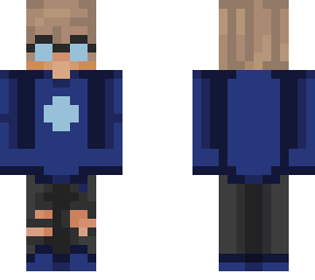 Flow Blue Intel Edits | Minecraft Skin