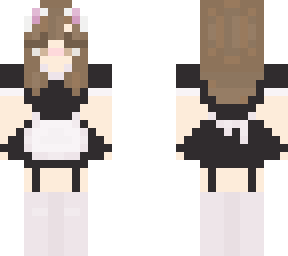Cute girl maid ^^ | Minecraft Skin