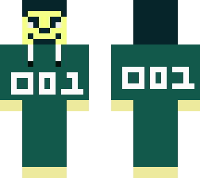 squid game player 001 | Minecraft Skin