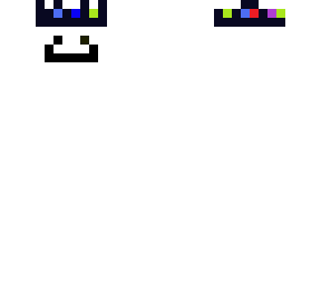 White Smile with black crown | Minecraft Skin