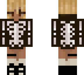 skeleton girl | Minecraft Skins