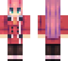 002 zero two | Minecraft Skin