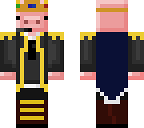 Cerdo rey | Minecraft Skin