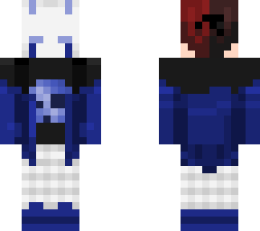 Issei blue mask | Minecraft Skin