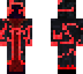 Lava cracked ender wizard | Minecraft Skin
