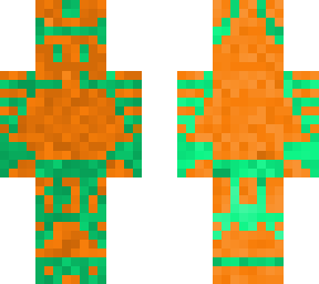 Modified copper warrior | Minecraft Skin