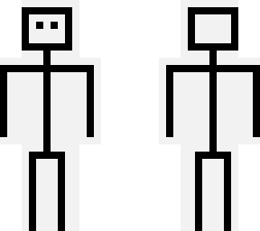 Stick Man Steve | Minecraft Skin