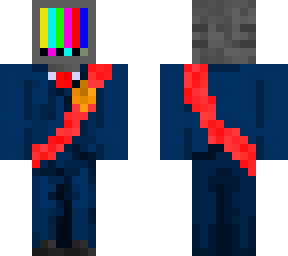 tv man mayor | Minecraft Skin