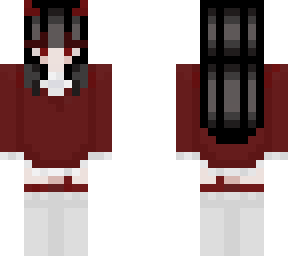 Vampire Girl Minecraft Skin