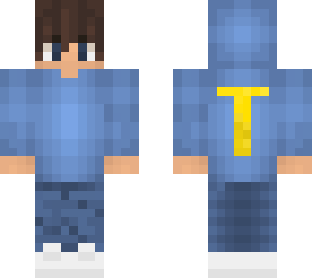 Blue Cool boy V2 | Minecraft Skin