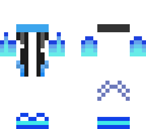 Blue Gamer Skin | Minecraft Skin