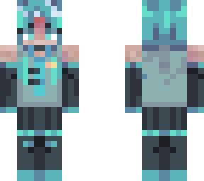 boy miku | Minecraft Skins