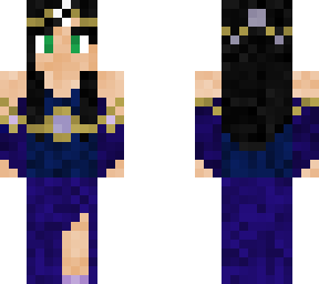 Elf Girl Stella (elf of the moon and stars) | Minecraft Skin