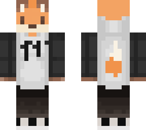 Fox in fundy's hoodie | Minecraft Skin