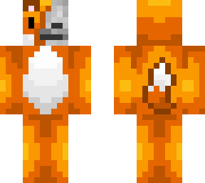 Fox skeleton | Minecraft Skin