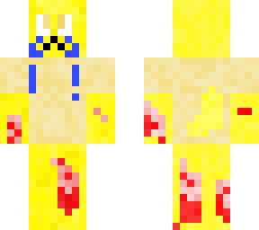 hurt homless yellow cat | Minecraft Skin