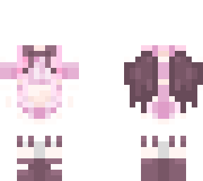 Pink angel BASE | Minecraft Skin