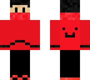 Red cool boy | Minecraft Skin
