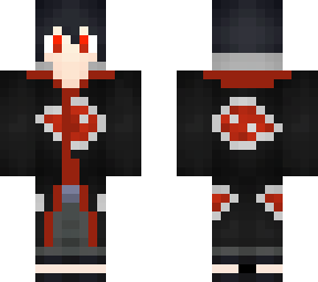 sasuke naruto uchiha shippuden akatsuki | Minecraft Skins
