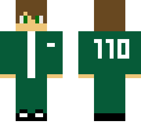 squid game player | Minecraft Skin
