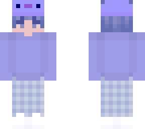 Blue Axolotl Boy | Minecraft Skins
