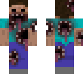 [7] Parasite Steve | Minecraft Skin