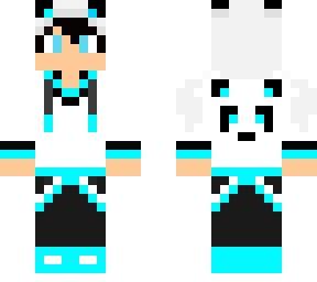 blue panda | Minecraft Skin