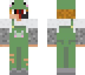 Deqiuv con overol de rana | Minecraft Skin
