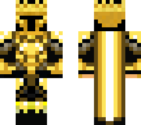 golden knight | Minecraft Skin