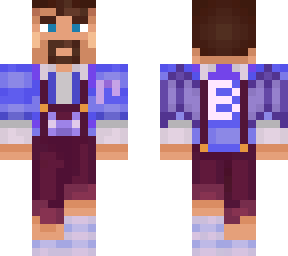 hbomb blue bats | Minecraft Skin