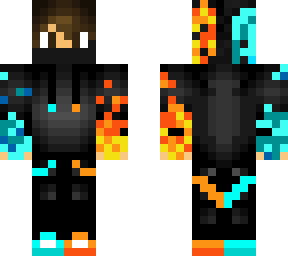 Water Vs Fire Skin | Minecraft Skin