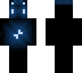 Cute Blue Glow | Minecraft Skin