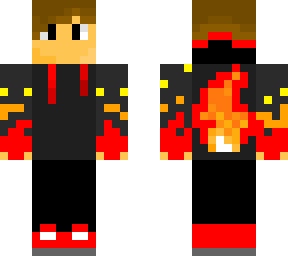 Fire boy :) | Minecraft Skin